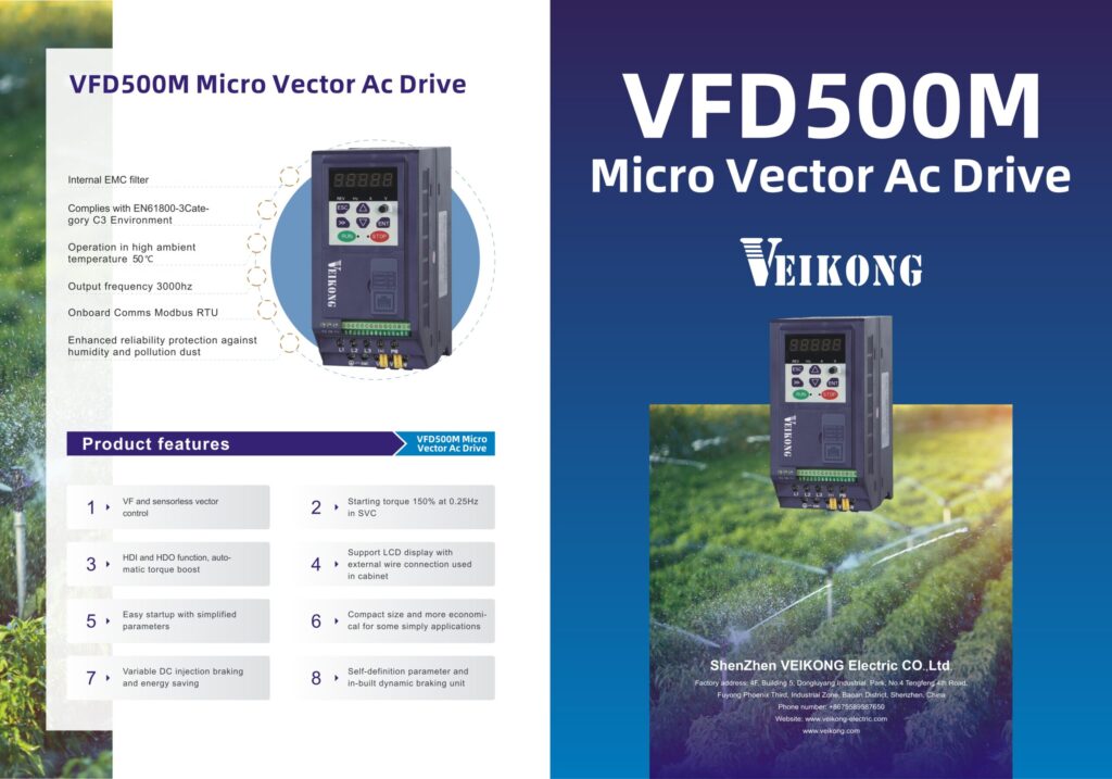 VFD 500M AC Drive - Veikong Electric